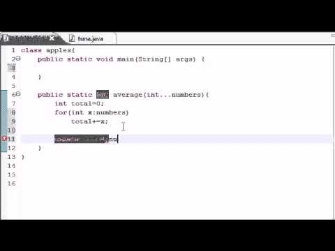 Java Programming Tutorial 35 Variable Length Arguments Youtube