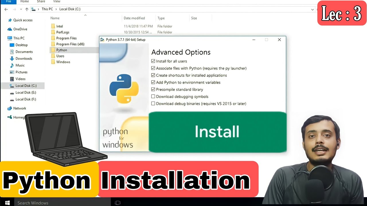 Installing Python On Windows How To Install Python 3 10 0 On Windows