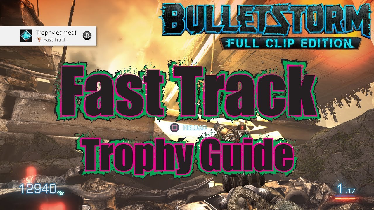 Bulletstorm Fast Track Trophy Guide 3 Star Echo Run Youtube