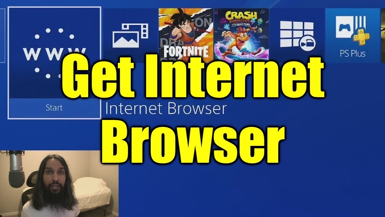How To Get Internet Browser On Ps4 Youtube