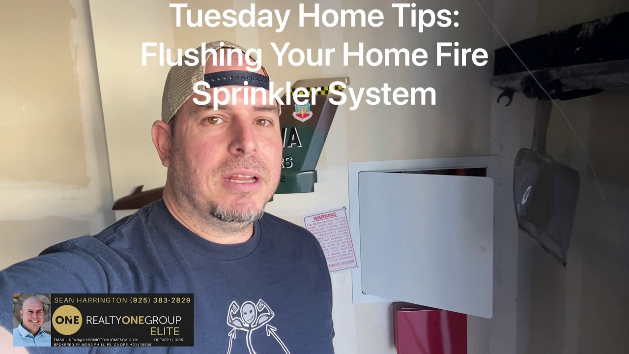 Tuesday Home Tips Flushing Your Home Fire Sprinkler System Youtube
