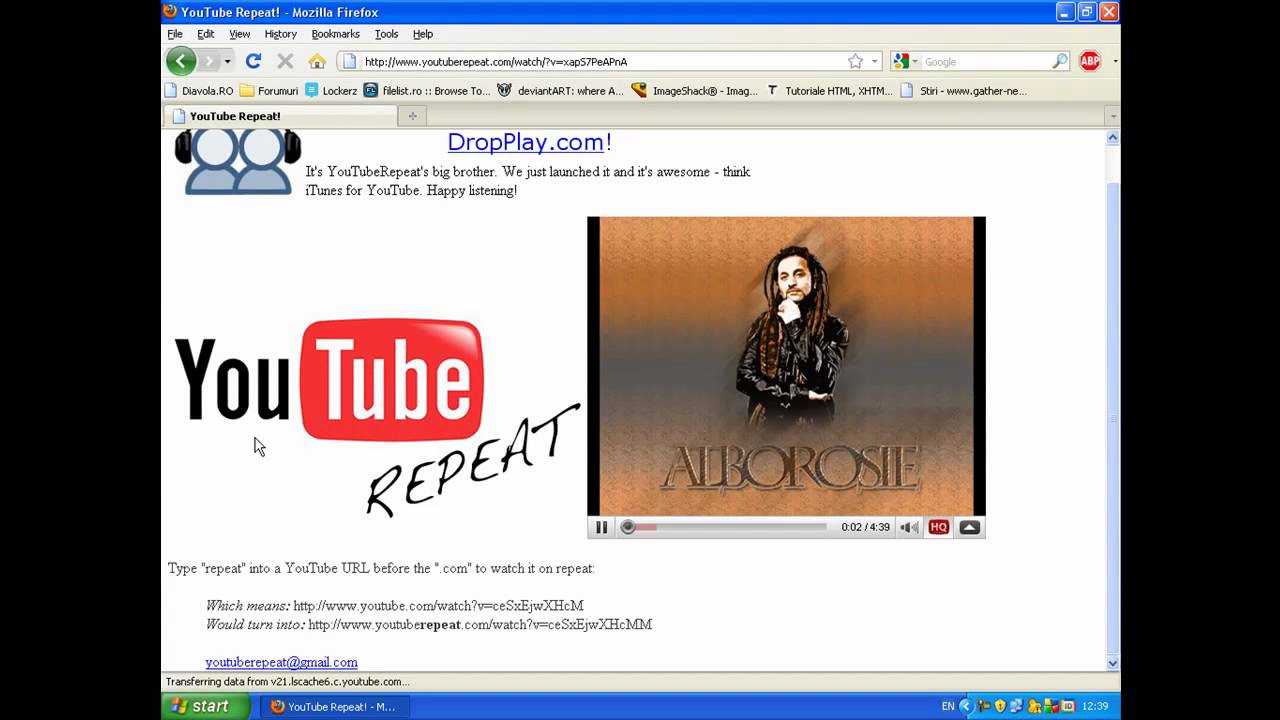 How To Put Youtube Video To Repeat Youtube