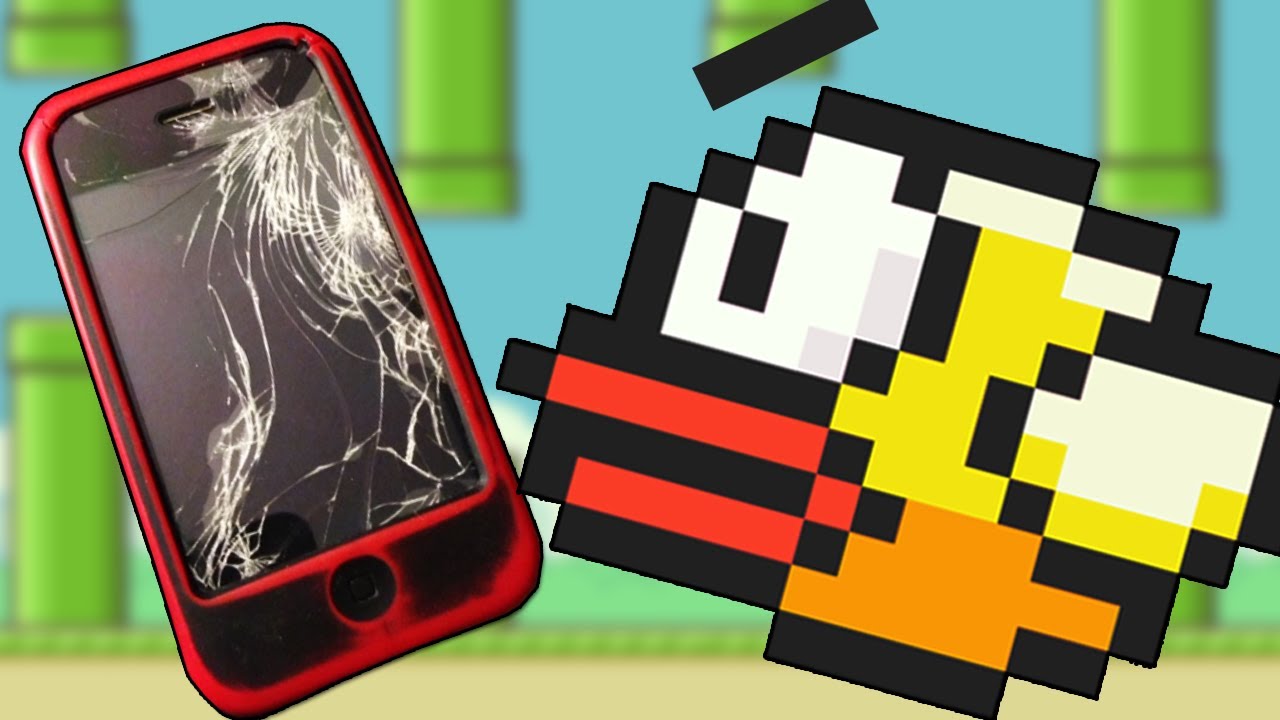 I Broke My Phone Playing Flappy Bird Flappy Bird Youtube