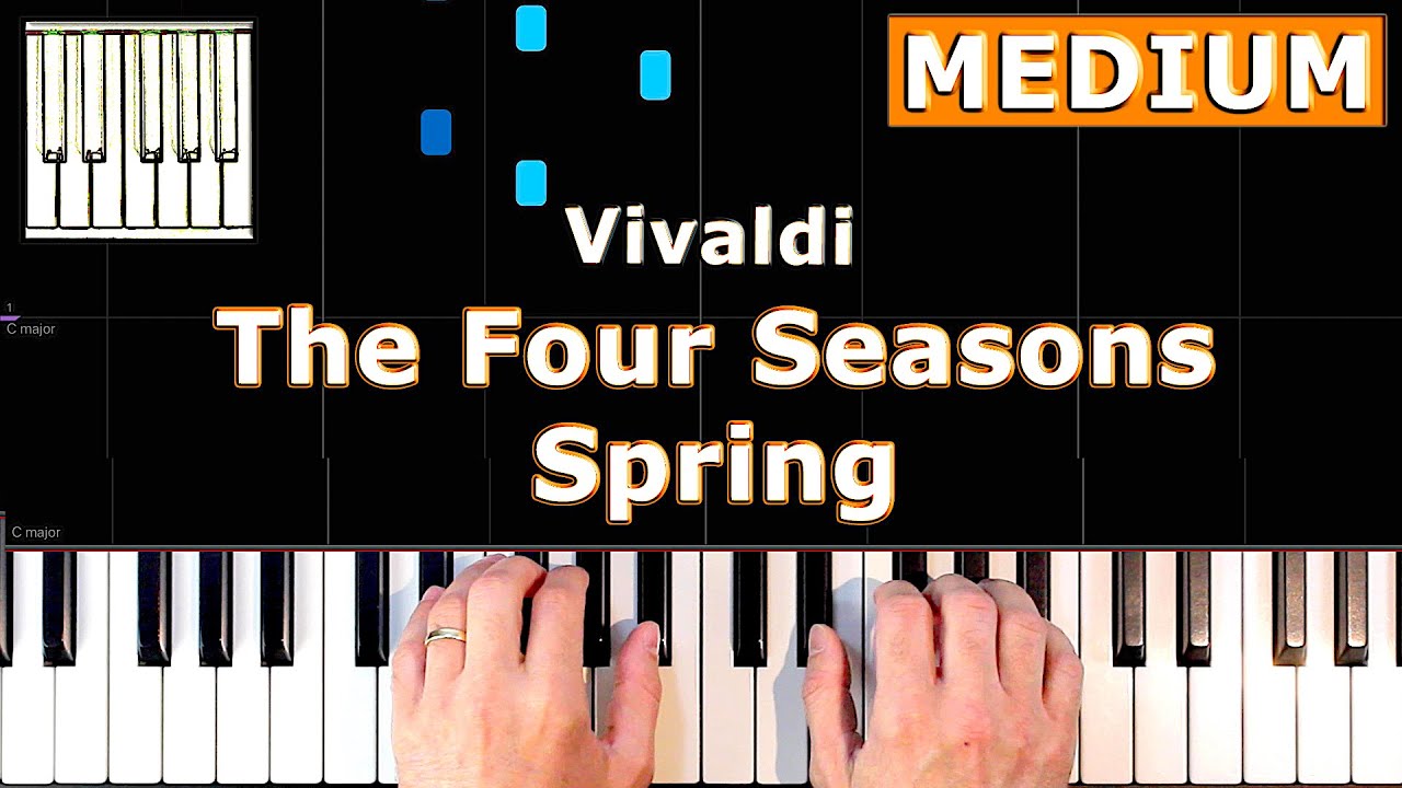 Vivaldi Spring Piano Spring From The Four Seasons Violin Duet With P