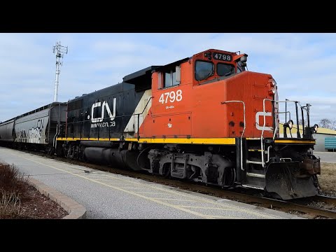 Cn 4798 Gp38 2w Chatham Kent On Mar 7 24 Youtube