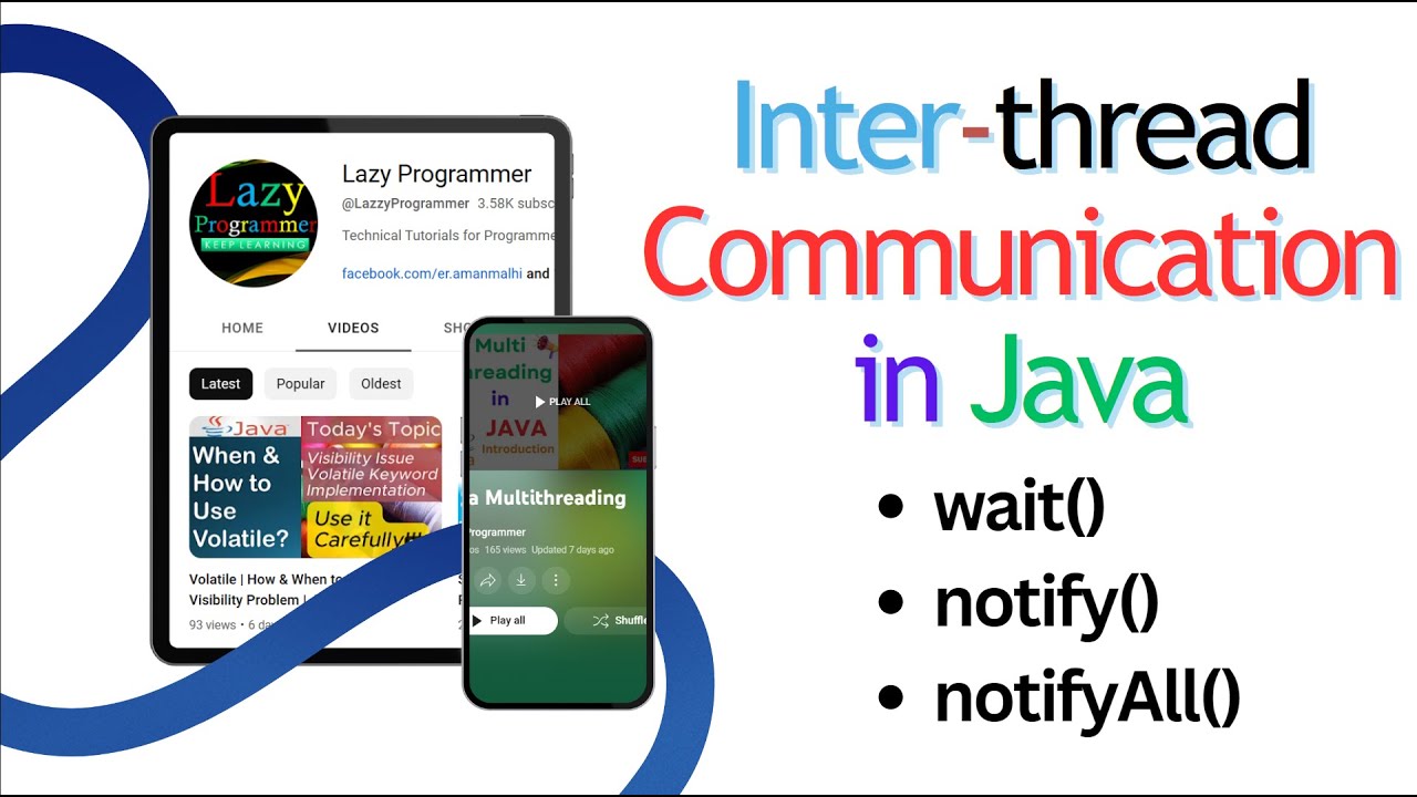 Inter Thread Communication In Java Multithreading Youtube