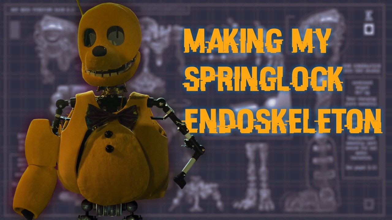 Building My Springlock Endoskeleton For Maker S Fair Youtube