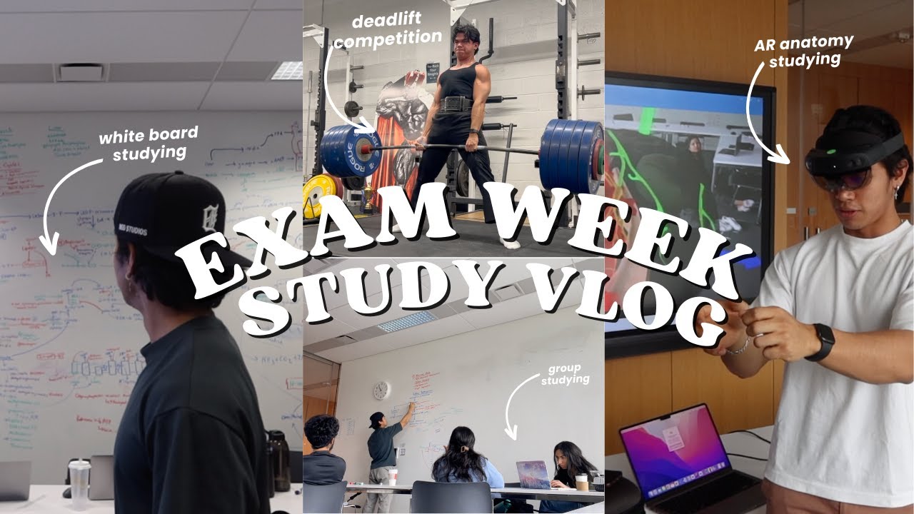 Exam Week In Medical School Vlog Youtube