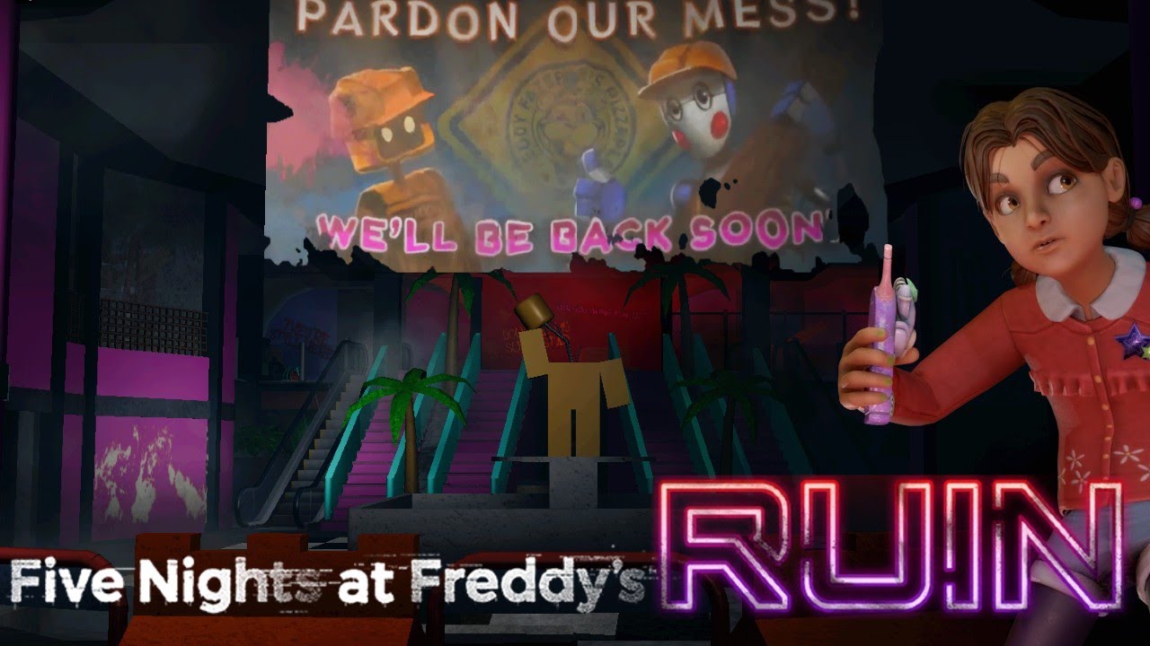 Bloxburg Tour Ruined Freddy S Mega Pizzaplex Part 1 Youtube