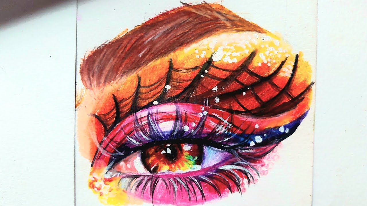 Realistic Eye Drawing Timelapse Youtube