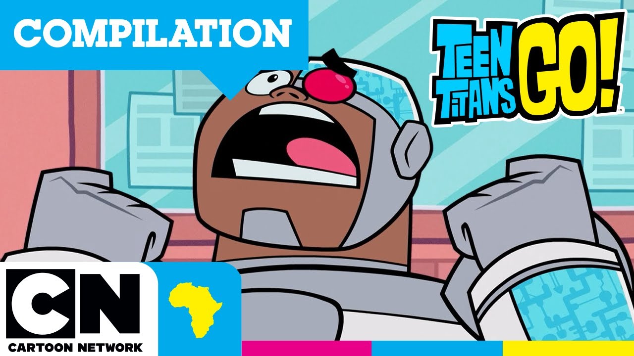 Top 10 Cyborg Funny Moments Teen Titans Go Cartoon Network Africa