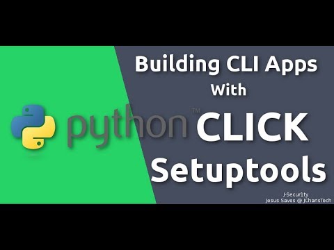 Python Click Tutorials Setuptools Youtube