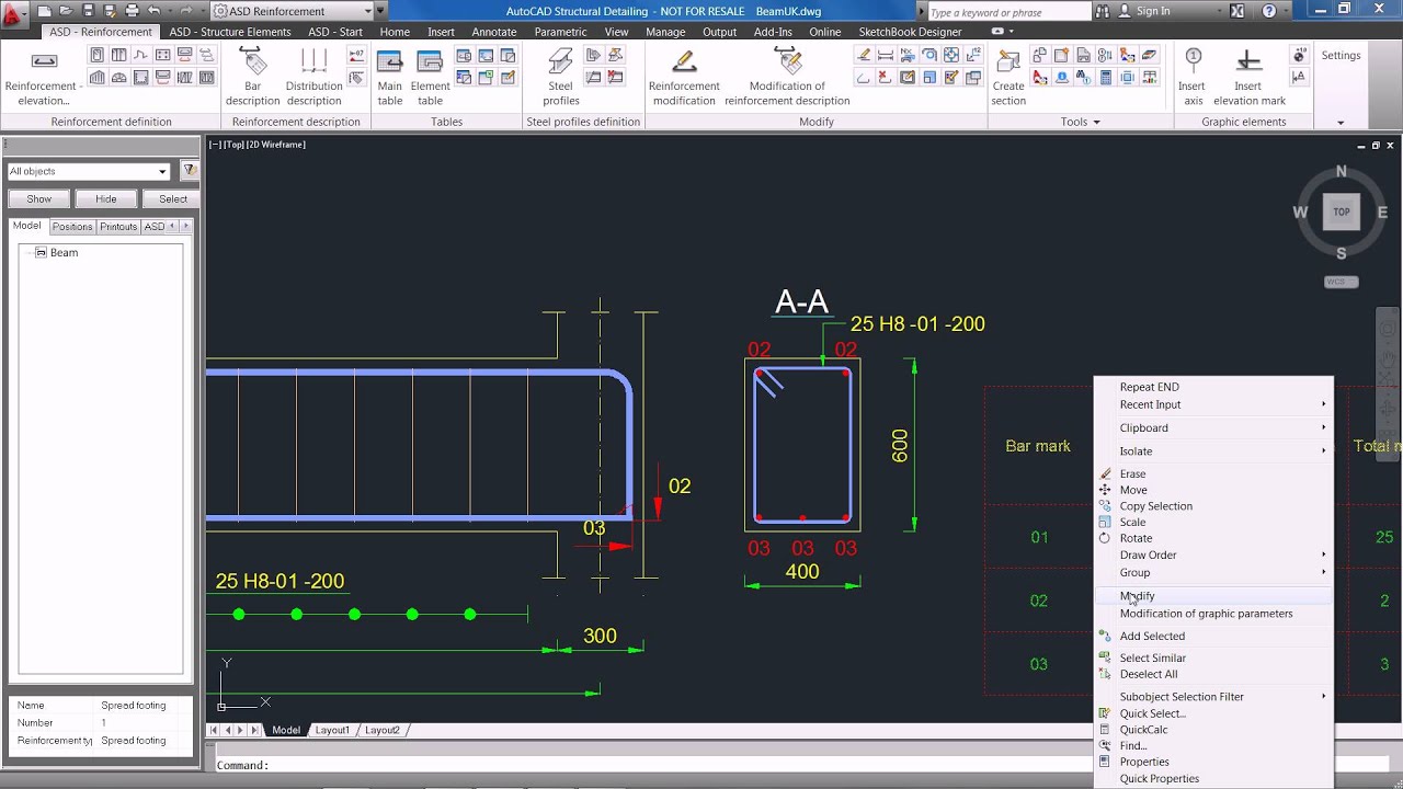 Autocad Structural Detailing 2012 Countrification Uk Youtube