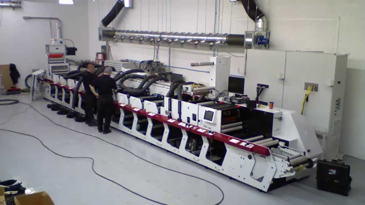 Pazazz Installs The Mark Andy Performance Series P5 Press Youtube