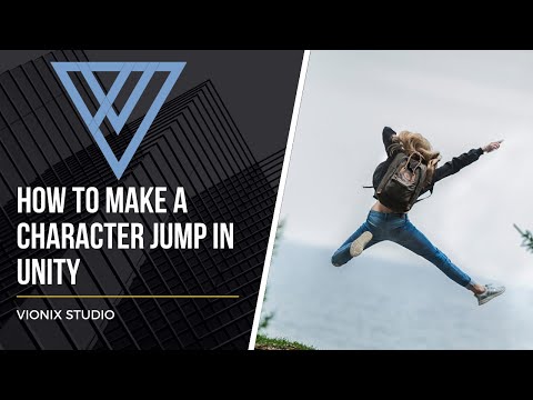 Make A Character Jump Unity Tutorial Youtube