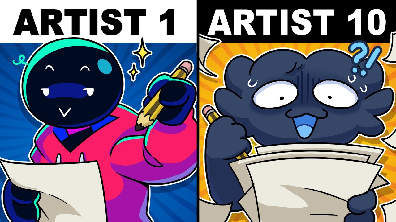 10 Artists Make A Comic Without Communicating 2 Youtube
