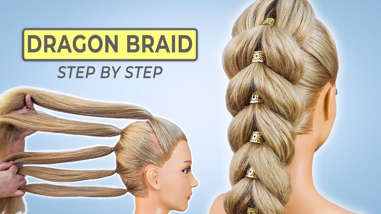 How To Do A Dragon Braid Step By Step Tutorial For Beginners Youtube