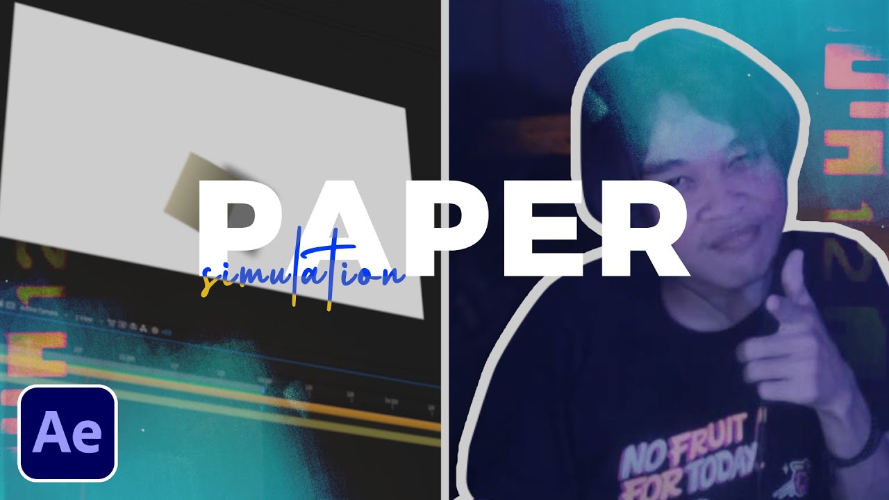 Paper Simulation After Effects Tutorial Youtube