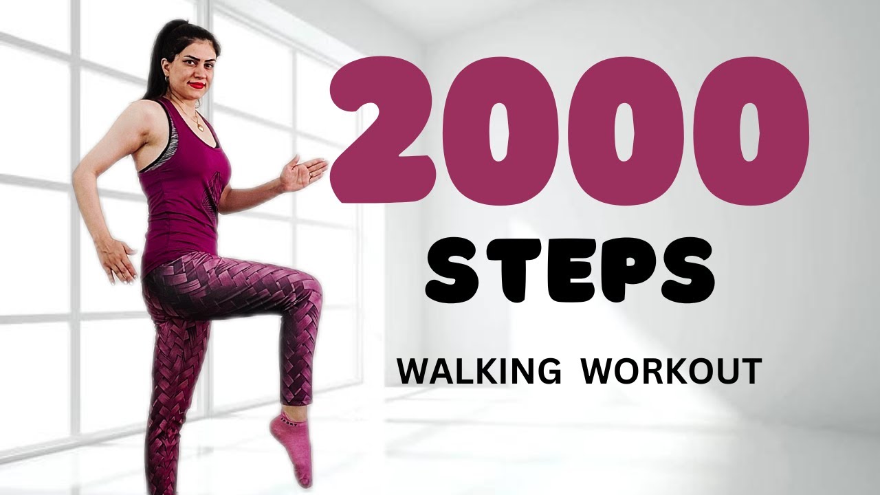 2000 Steps Low Impact Indoor Walking Workout Burn Up To 400 Calories