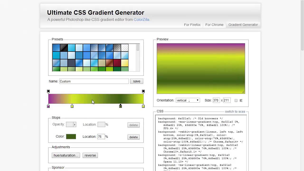 Ultimate Css Gradient Generator Tutorial Youtube