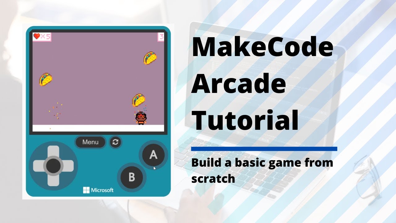 Makecode Arcade Tutorial Basic Game 1 Youtube