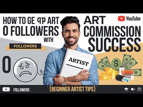 How To Get Art Commissions With 0 Followers Beginner Artist Tips In