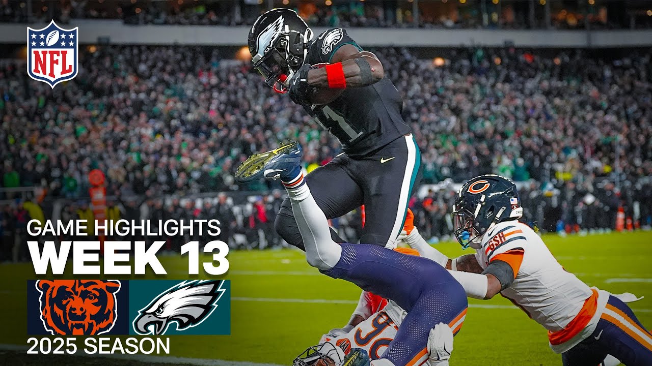 Chicago Bears Vs Philadelphia Eagles Game Highlights 2025 Nfl Season
