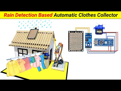 Best Science Project Rain Detection Based Automatic Clothes