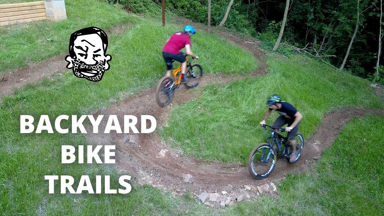 Backyard Mtb Trails Building Riding Youtube