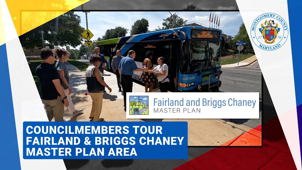 Councilmembers Tour Master Plan Sites In Fairland Briggs Chaney Youtube