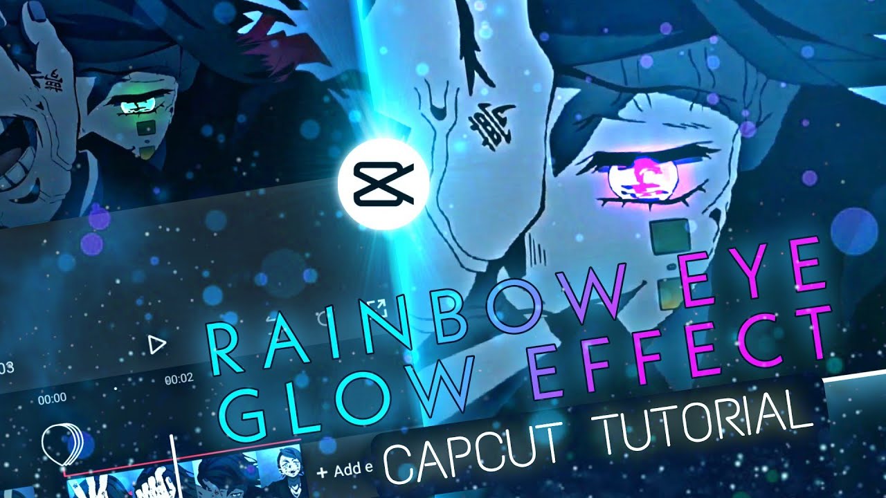 Rainbow Eye Glow Effect Like After Effects Capcut Tutorial Amv Edit