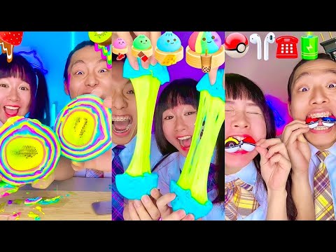 Random Emoji Food Challenge Asmr Compilation рџґµbubble Tea Part14 Youtube