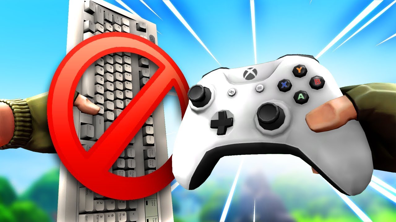 Playing Controller For The First Time On Fortnite Youtube