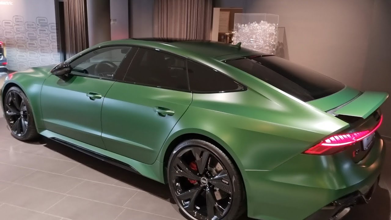 Audi Rs7 Exclusive Sonoma Green Matt At Audi Studios Stockholm Sweden
