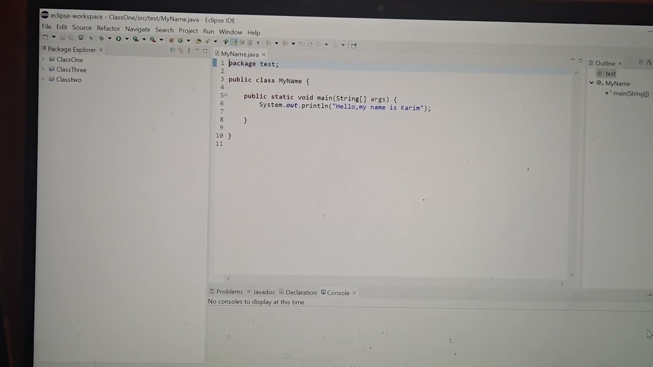 Java Assignment 1 Techfios Km Youtube