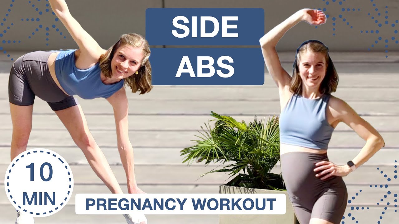 Bump Friendly Abs 10 Minute Prenatal Obliques Workout Youtube