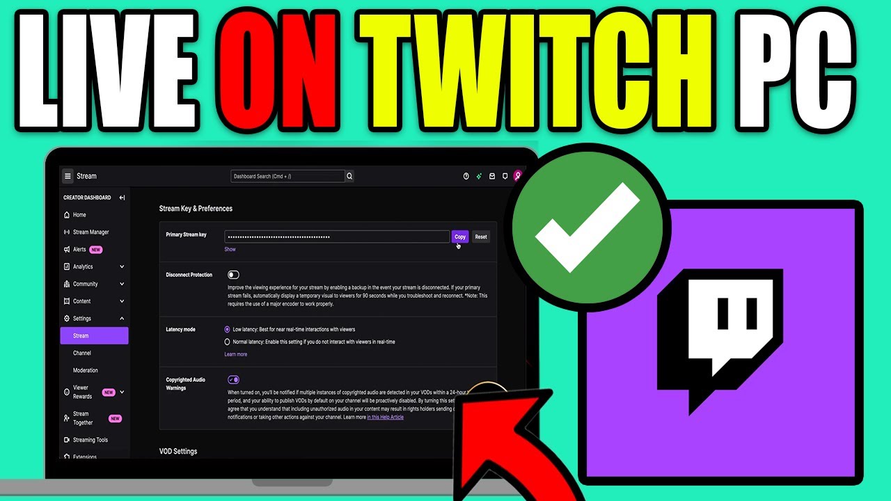 How To Go Live On Twitch On Pc How To Start Streaming On Twitch Youtube