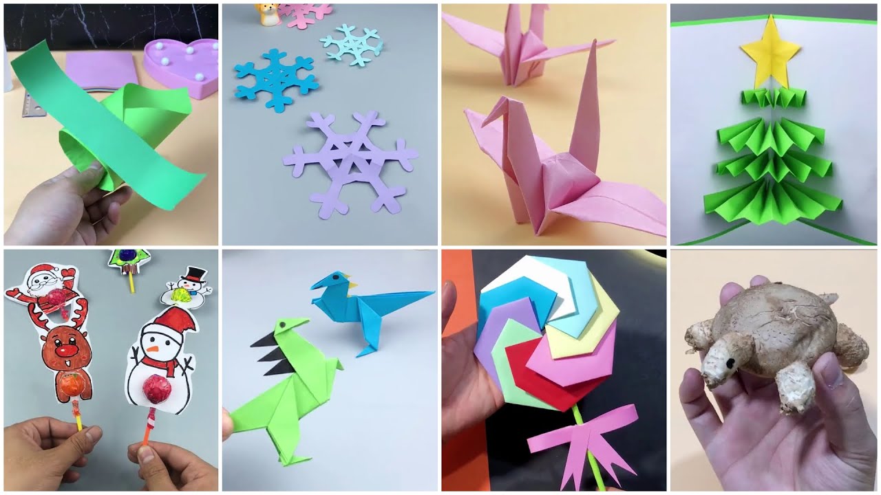 10 Easy Paper Craft Ideas Anyone Can Make At Home Quick Easy