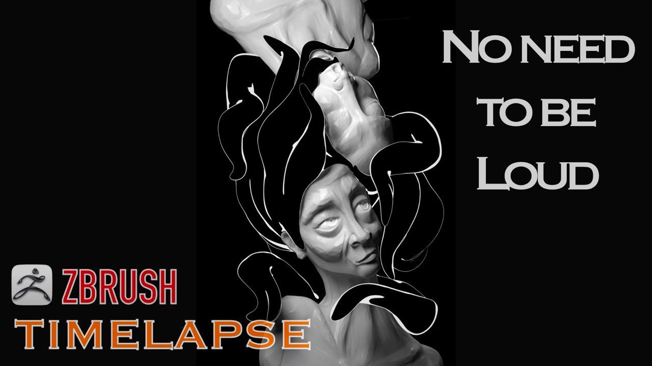 Sculpting In Zbrush Timelapse Youtube