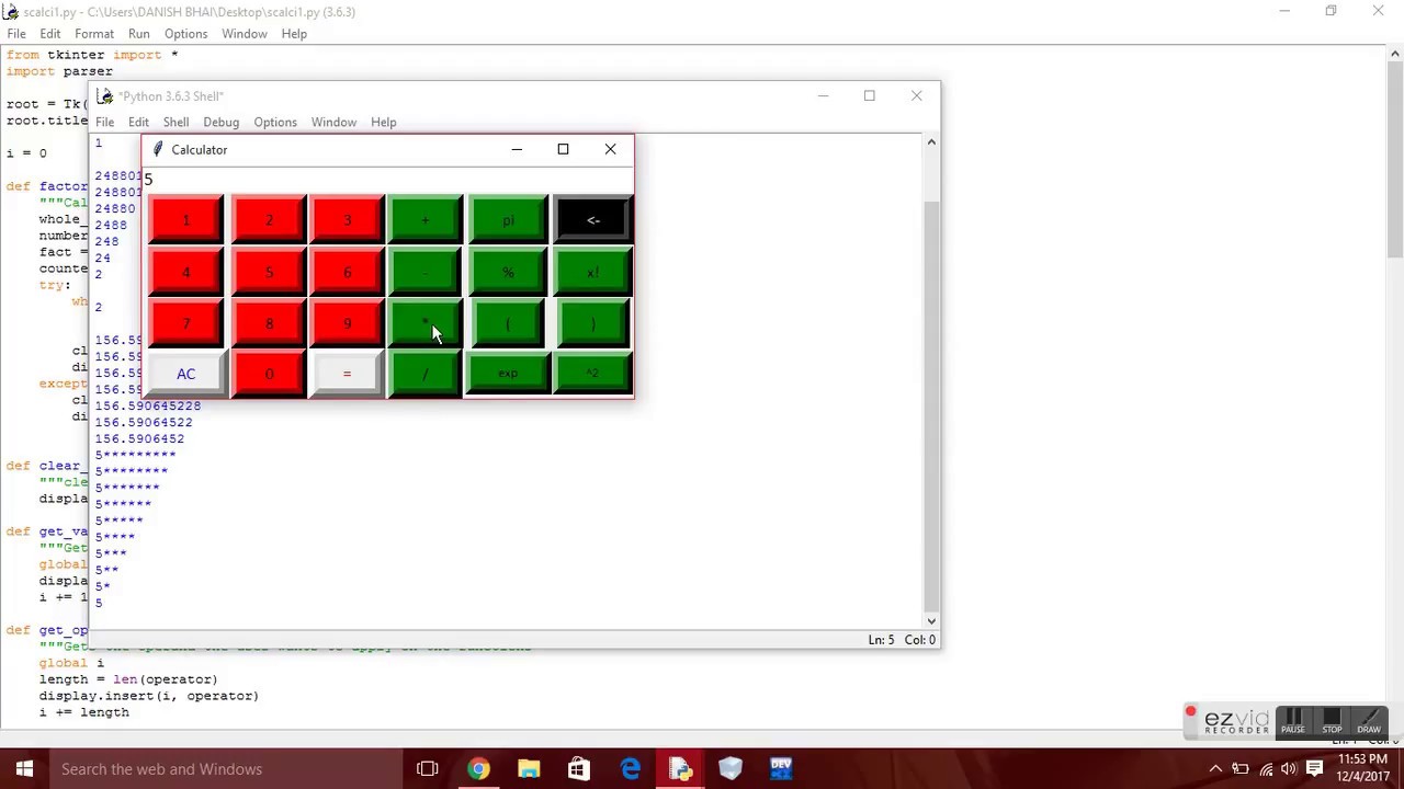 How To Create Scientific Calculator Python Youtube