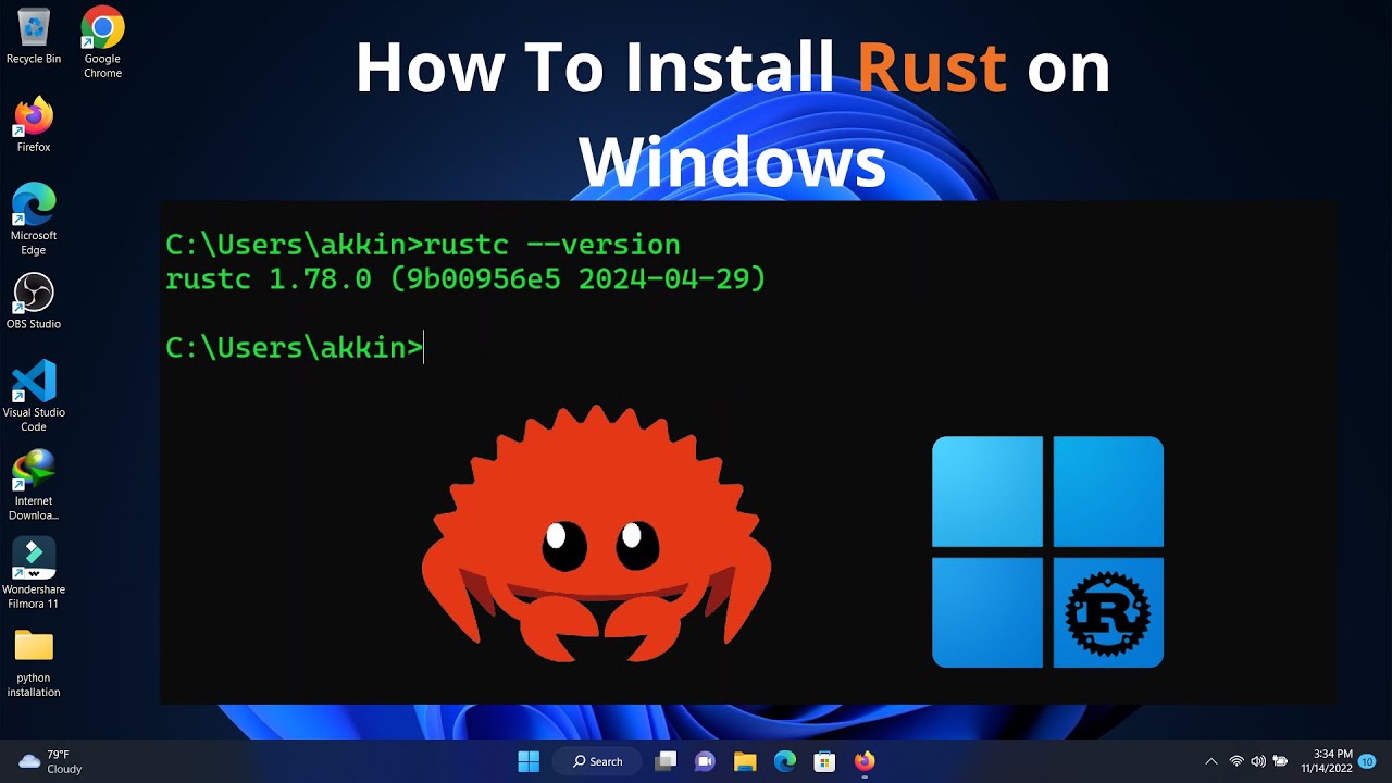 How To Install The Latest Rust Version On Windows Install Rust On