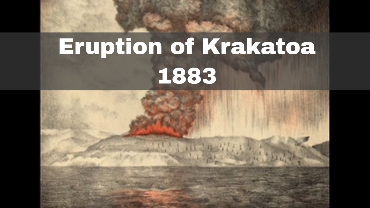 Krakatoa Eruption 1883 Tsunami