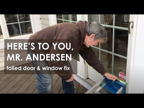 Andersen Patio Door Repair How I Fixed It Myself Youtube