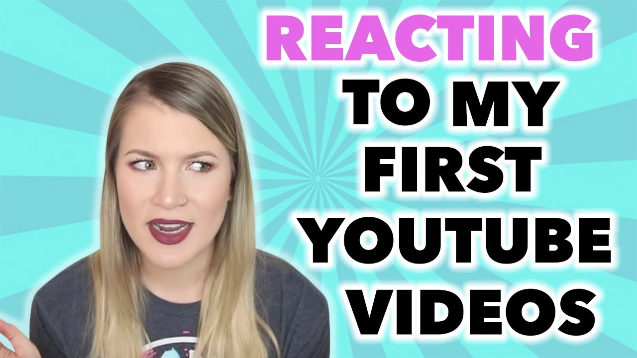Reacting To My First Youtube Videos Youtube