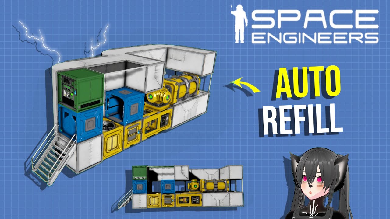 This Automatons Airlock Automatically Refills Oxygen Space Engineers