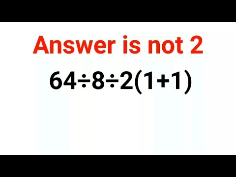 64 8 2 1 1 The Answer Is Not 2 Many Got It Wrong Ukraine Math Test