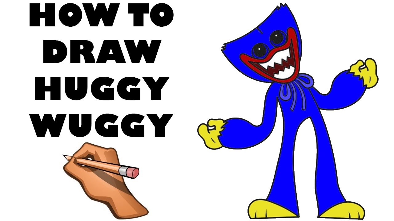 How To Draw Huggy Wuggy Youtube