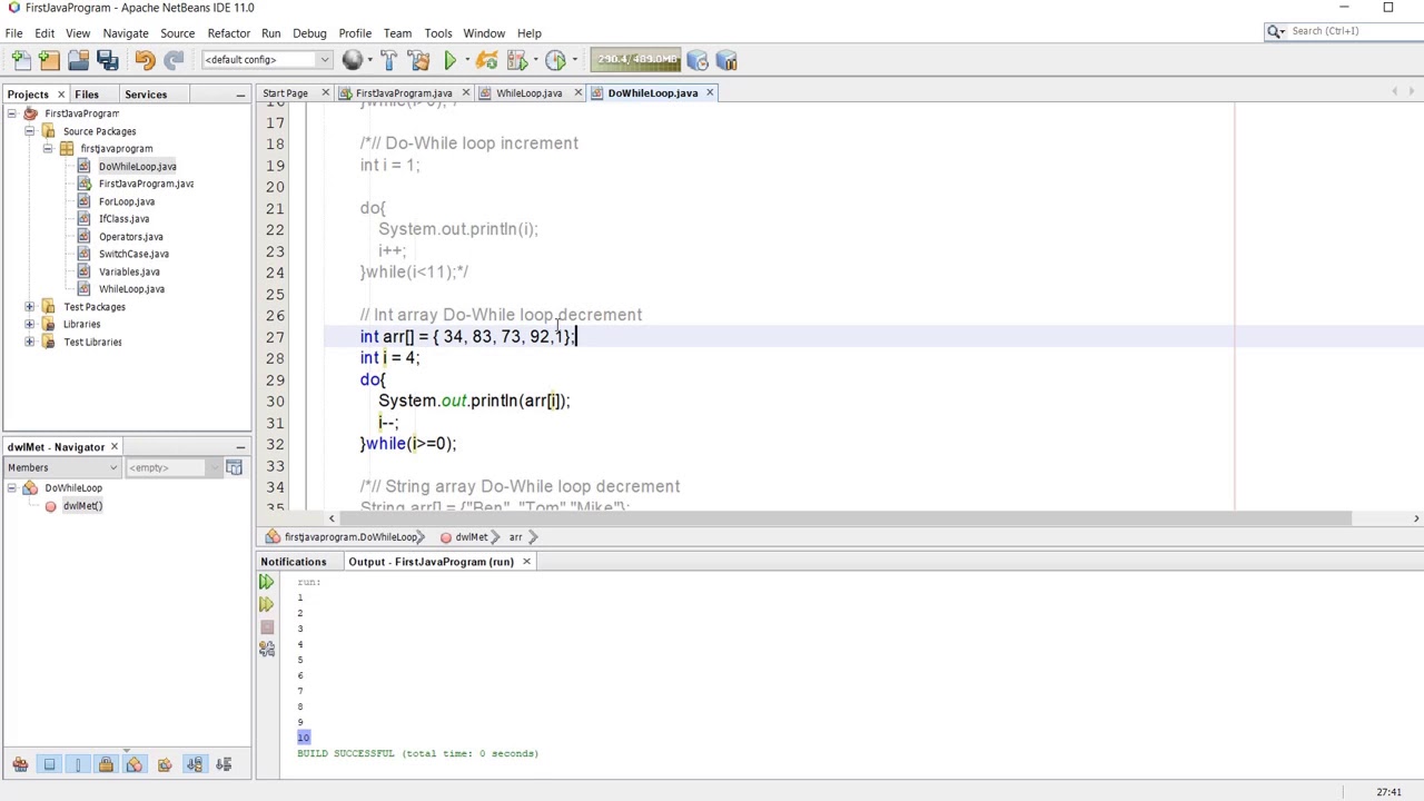 Java Do While Loop Youtube