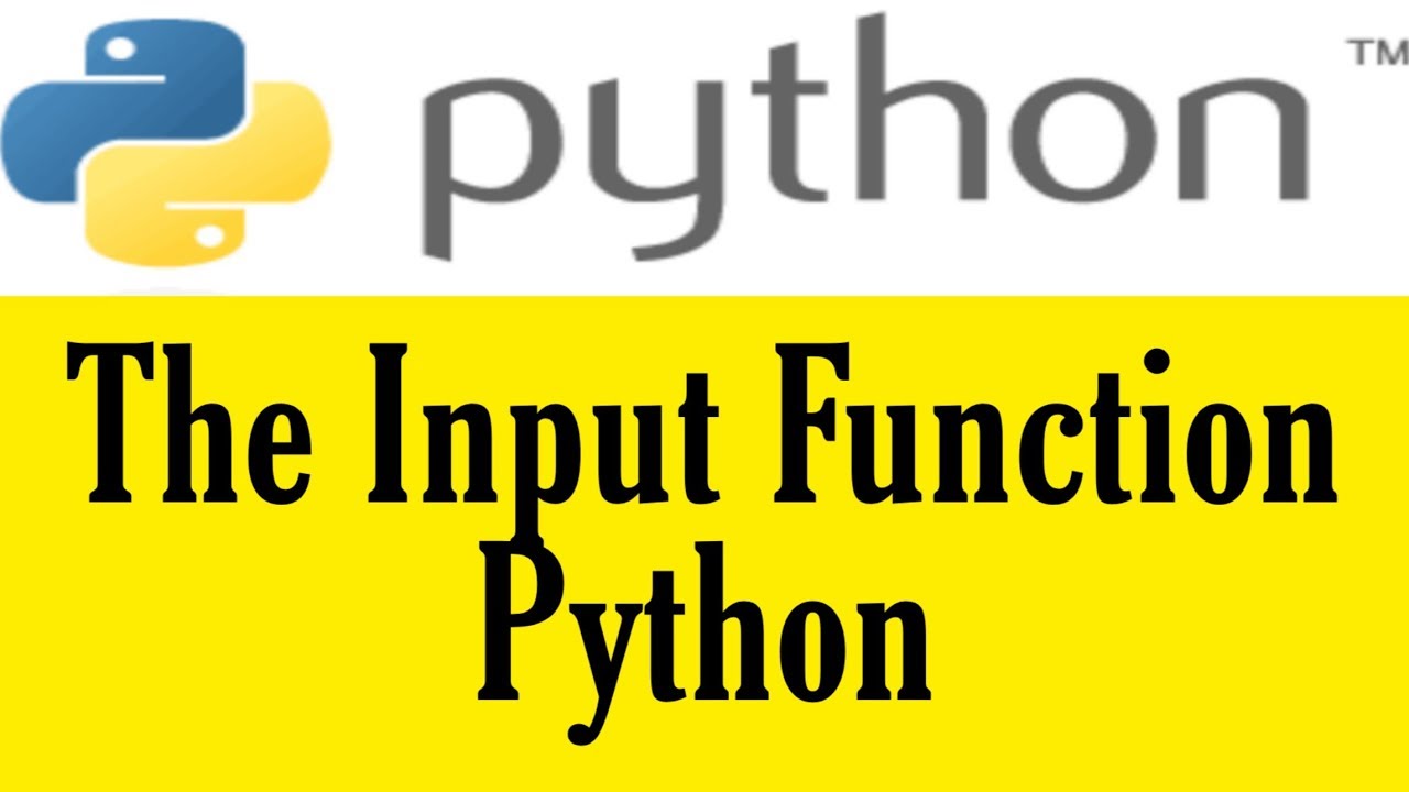 4 The Input Function Python Full Course Youtube