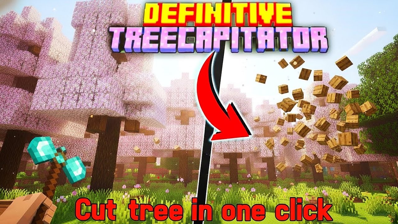 Instant Tree Cutting Ore Mining Addon For Minecraft Pe 2025 Youtube